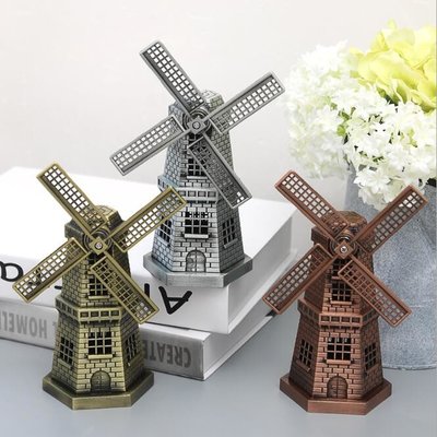 China The Netherlands windwill souvenir gift Holland windmill model table decor supplier
