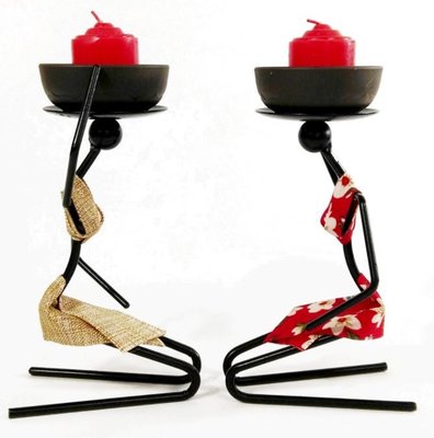 China African Woman Candle Holder for Home Decoration supplier