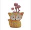 Cartoon Cute Mini Desktop fox shaped Ceramic Animal Pot Succulent Planter supplier