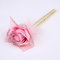 Fashionable wedding golden gift pen signature pen rose flower design pink feather decor supplier