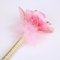 Fashionable wedding golden gift pen signature pen rose flower design pink feather decor supplier