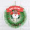 Christmas Wreath Garland Santa Clause Snowman Door wall Hanging Ornament for Home Decoration supplier