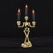Resin Halloween Skull Candle Holder for Table Halloween Candlestick Holders Ornament for Halloween Party supplier