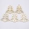 Christmas Tree Ornament 3D Wooden Hanging Decoration supplier