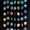 Rainbow Color Star Pattern Paper Hanging Decoration supplier